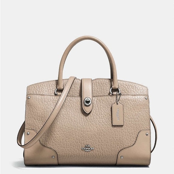 Coach | Bags | Coach Mercer Satchel 24 Silver Bag Limited Edition ...